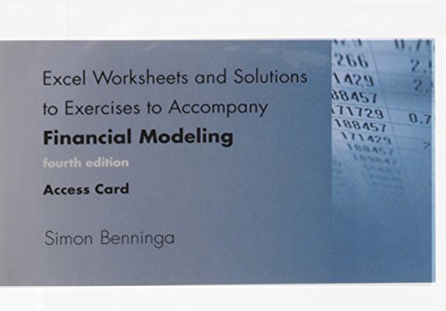Excel Worksheets and Solutions to Exercises to Accompany Financial ...