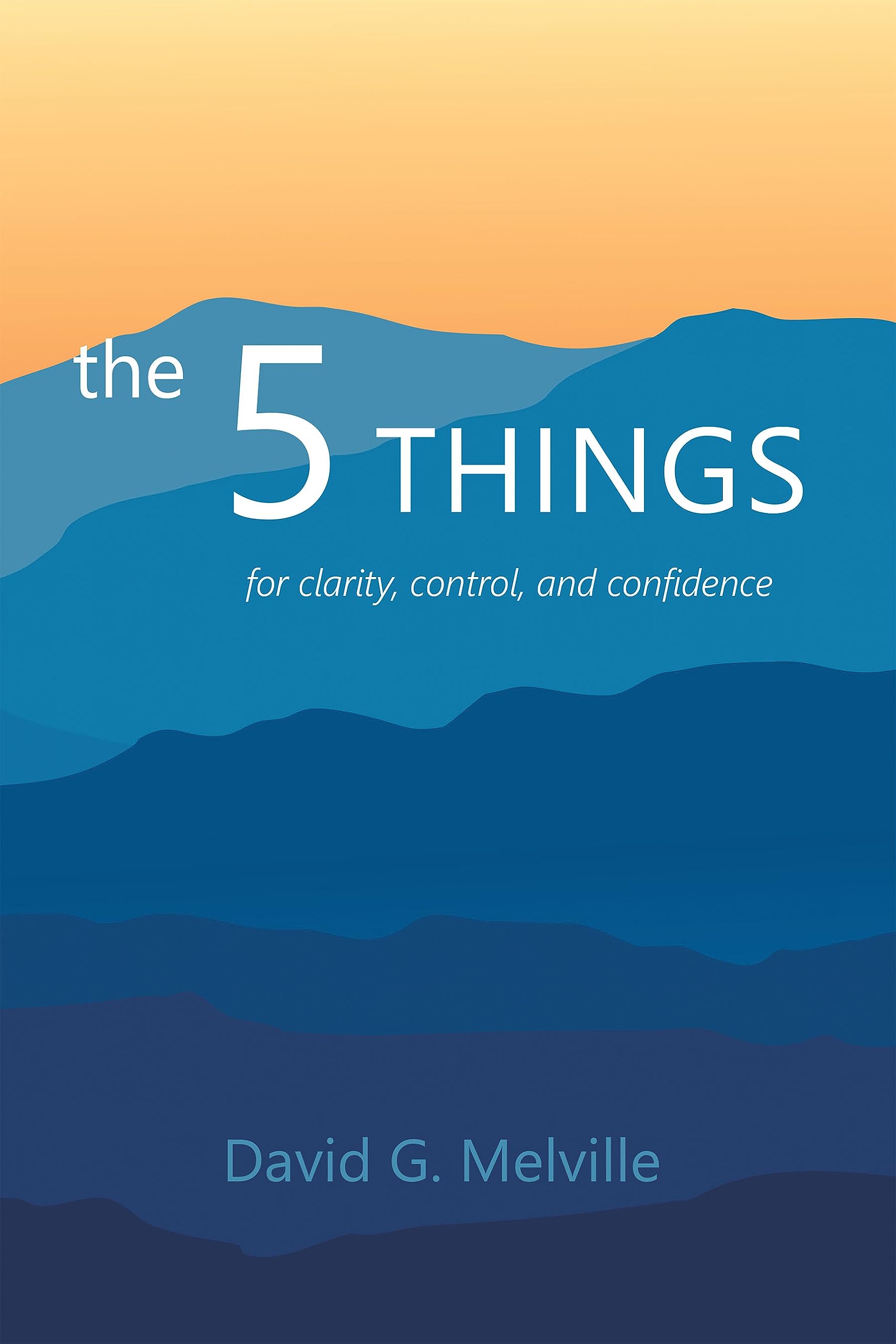 the 5 THINGS: for clarity, control, and confidence by David G. Melville ...