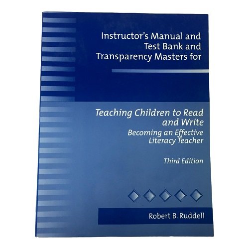 Instructor's Manual and Test Bank and Transparency Masters for Teaching ...