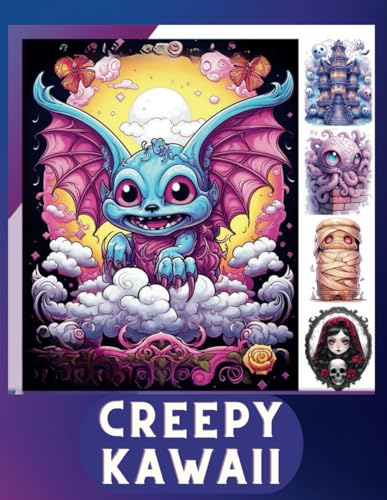 Creepy Kawaii: A Coloring Adventure Where the Macabre Meets Cute in a ...