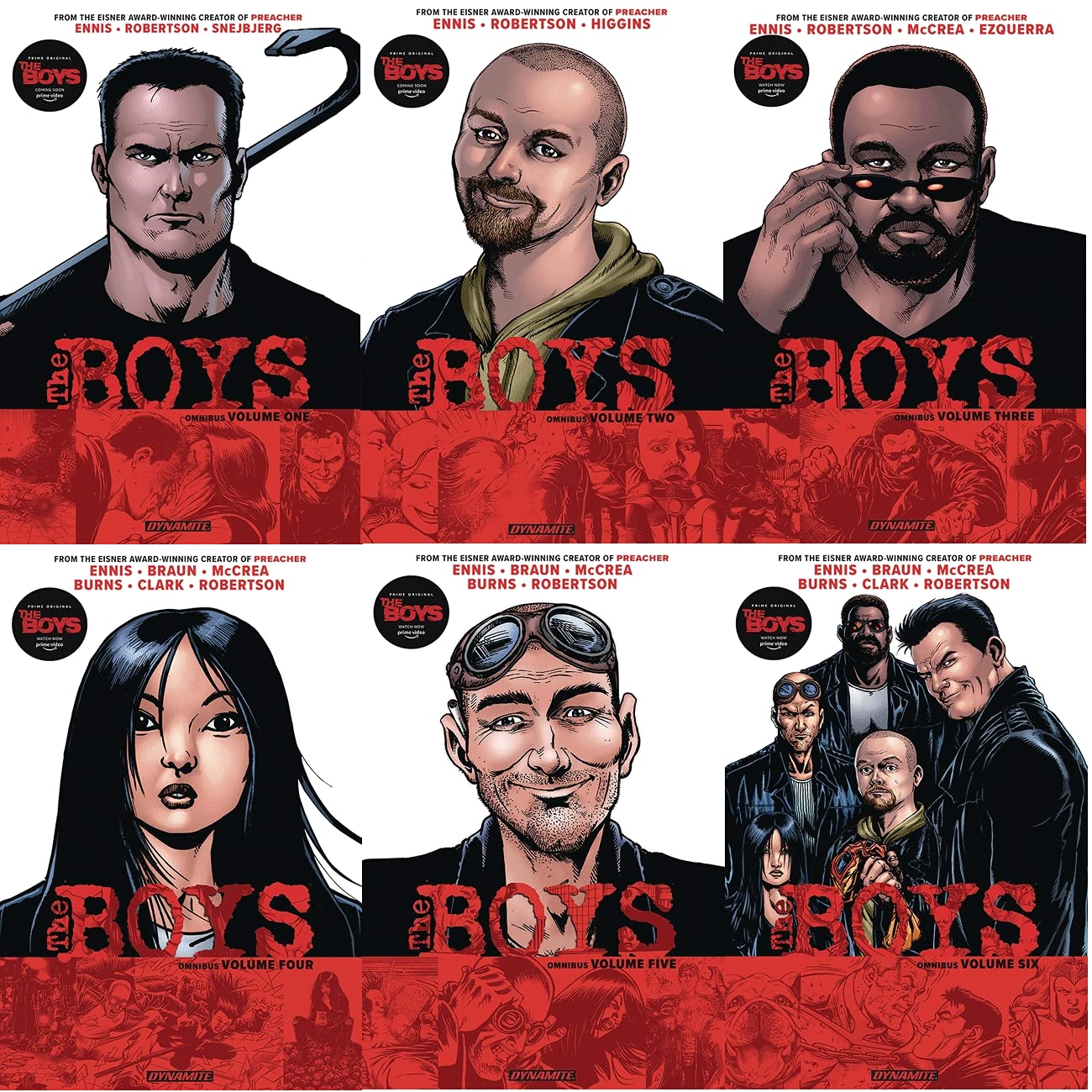 The Boys Omnibus Collection Set Vol 1-6 by Ennis Garth by Garth Ennis ...
