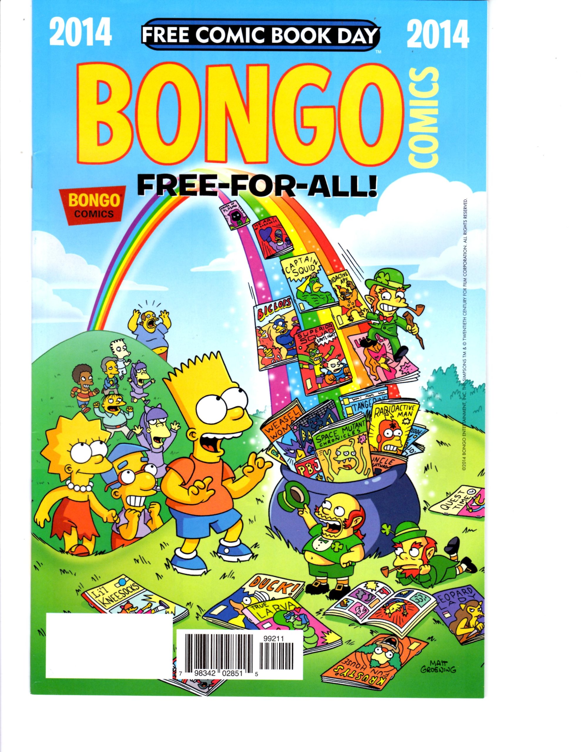 Bongo Comics: Free-For-All! 2014 by Nathan Kane | Goodreads