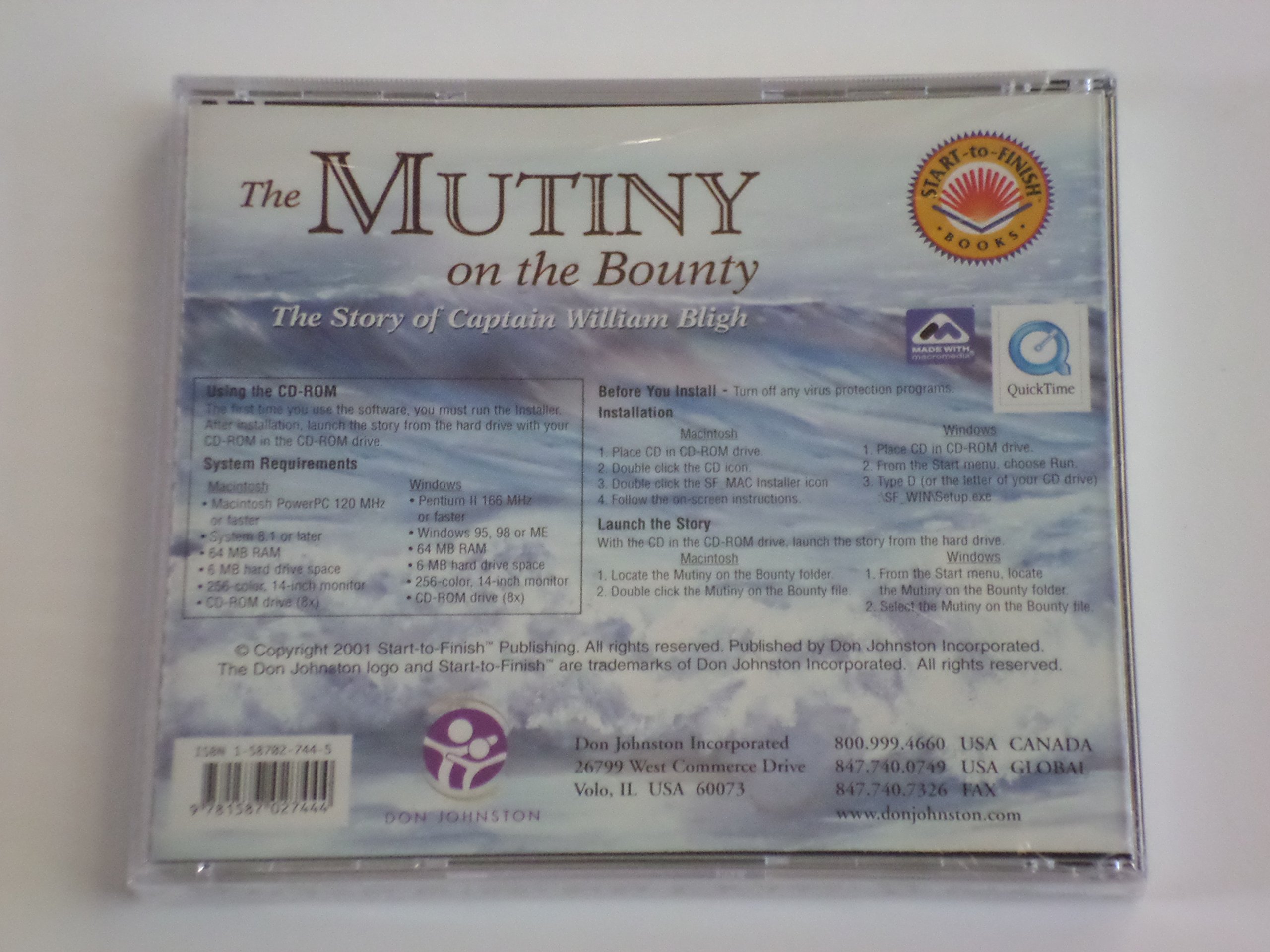 The Mutiny on the Bounty: The Story of Captain William Bligh by Godwin ...