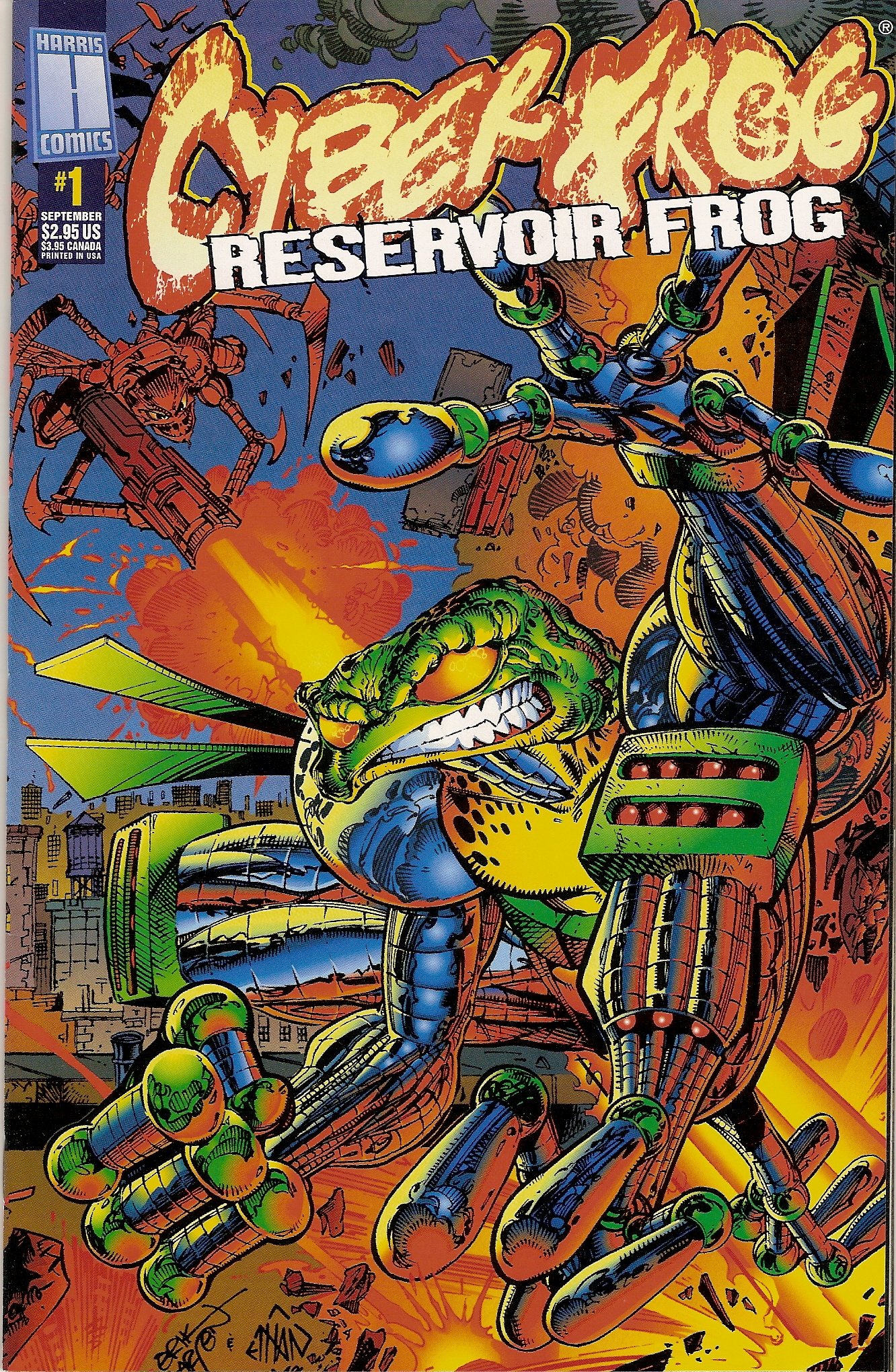 CyberFrog Reservoir Frog #1 Harris Comic 1996 by Ethan Van Sciver ...