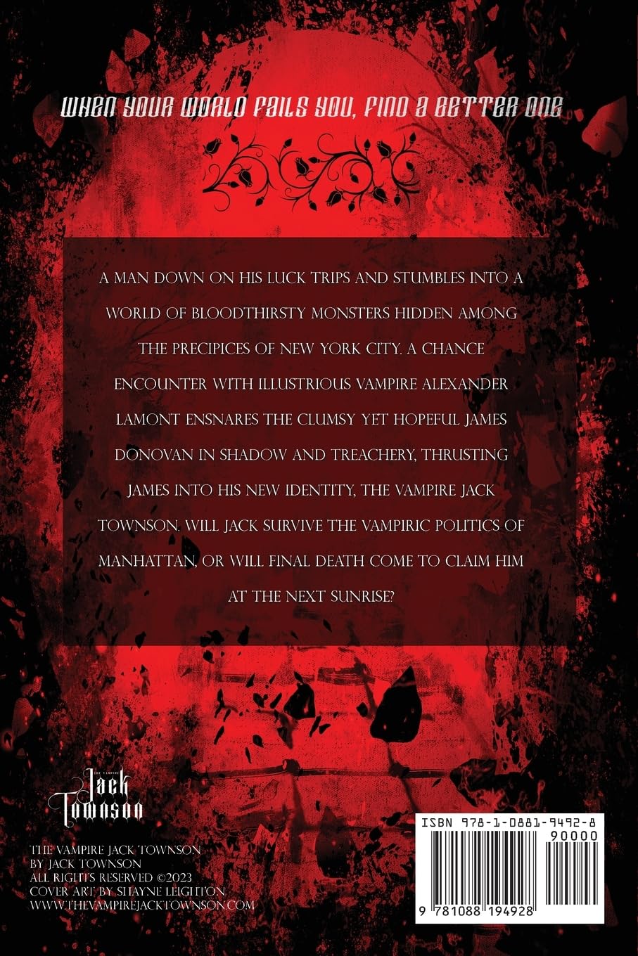 The Vampire Jack Townson - Fame Has Its Price by Jack Townson | Goodreads