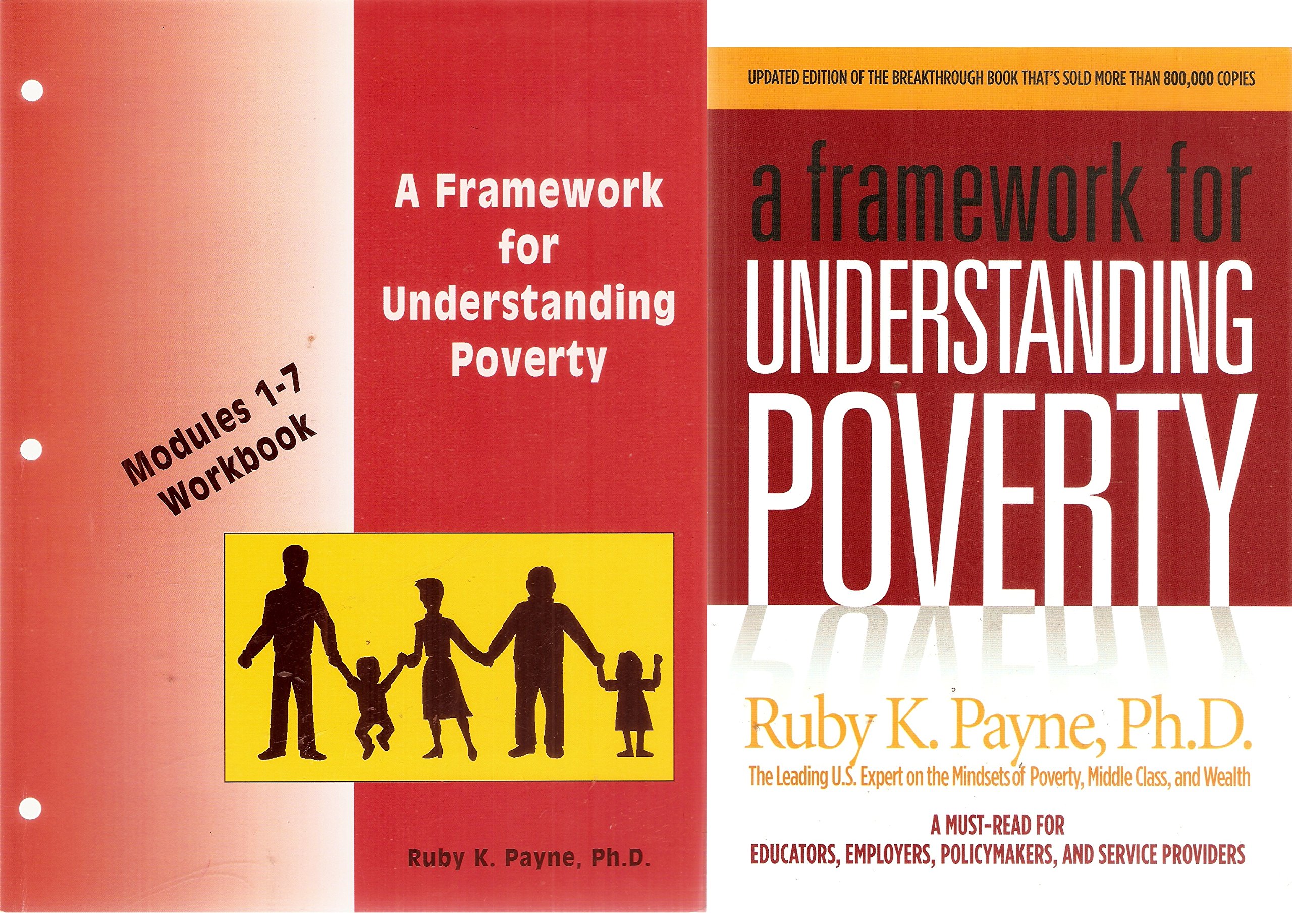 2 Volumes of A Framework for Understanding Poverty: Book & Modules 1-7 Workbook by Ruby K. Payne ...