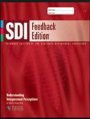 Strength Deployment Inventory by Elias H. Porter | Goodreads