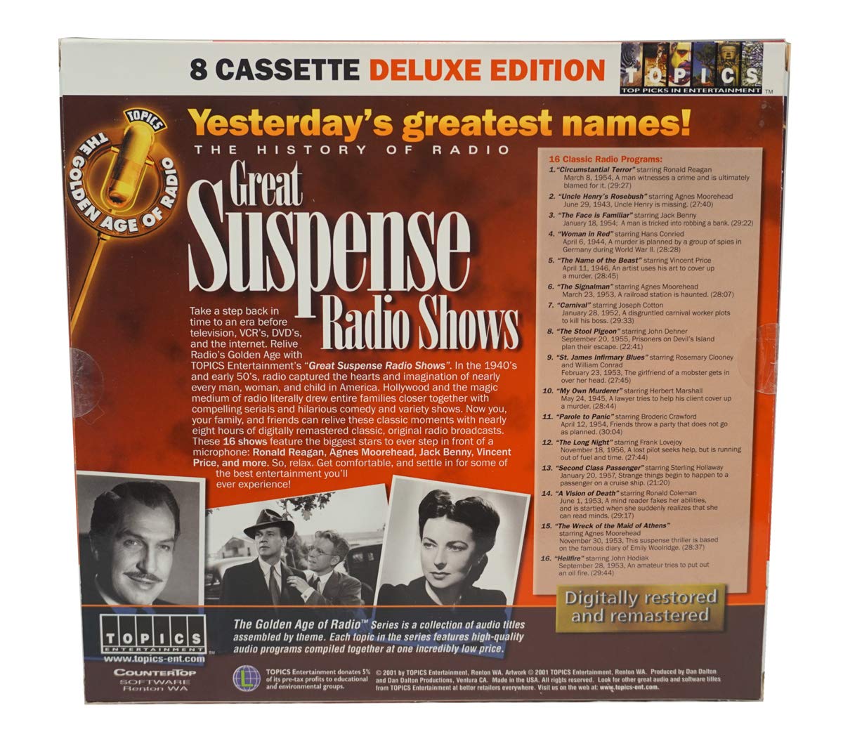 Great Suspense Radio Shows by Topics Entertainment | Goodreads