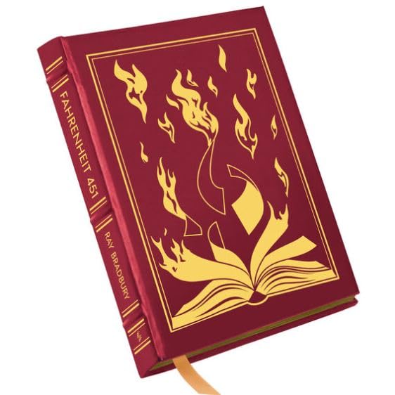 Easton Press FAHRENHEIT 451 (book and flames artwork) New Masterpieces ...