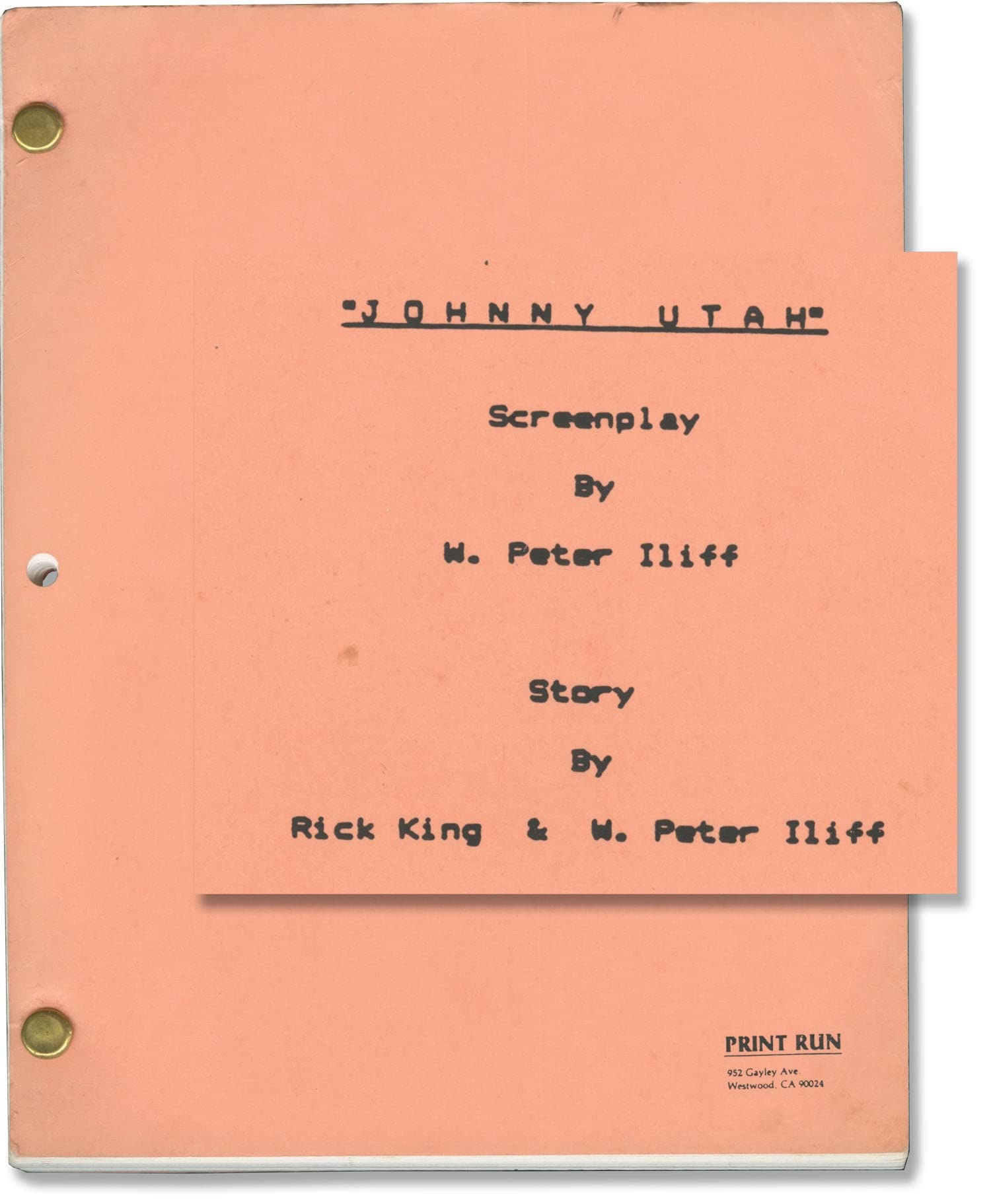 Point Break [Johnny Utah] by W. Peter Iliff | Goodreads