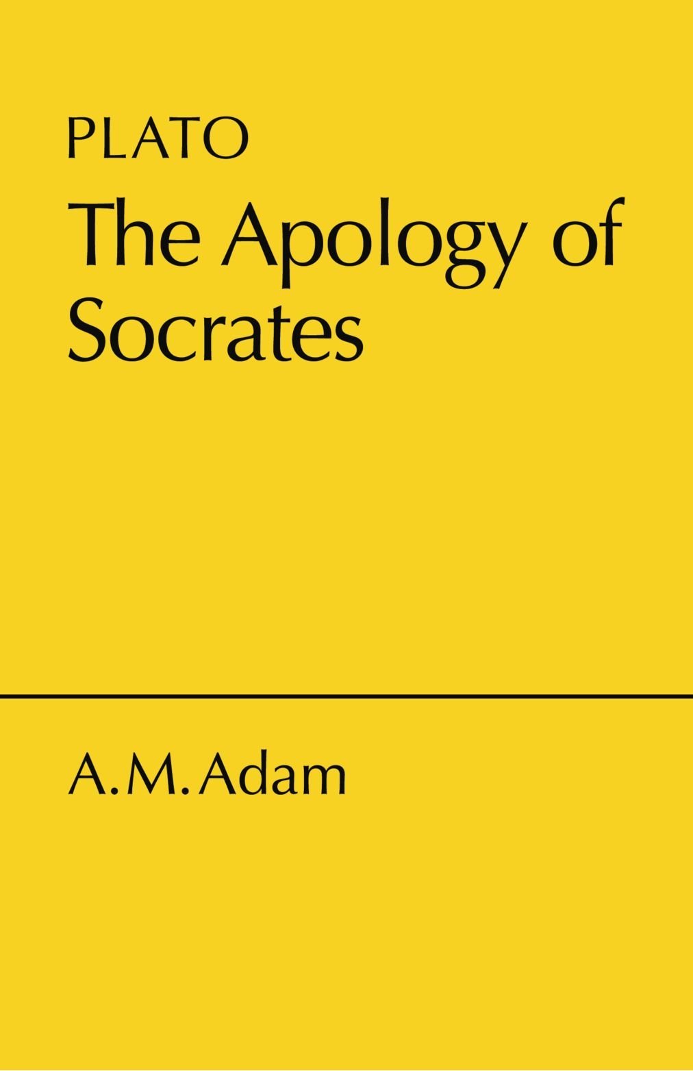 Apology of Socrates (Cambridge Elementary Classics: Greek) by Plato ...