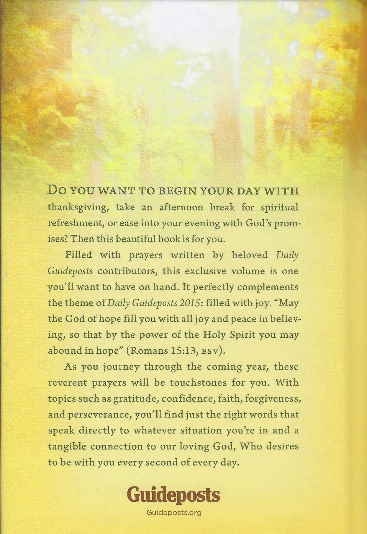 Filled with Joy: A Daily Guideposts Prayer Companion by unknown author ...