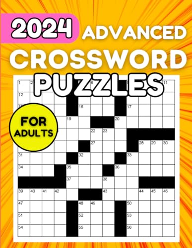 2024 Advanced Crossword Puzzles For Adults: Keep Your Mind Engaged and ...