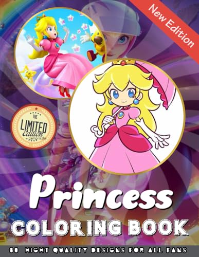 Princess Pe.ach Coloring Book: Easy, LARGE, GIANT Simple Pictures To ...