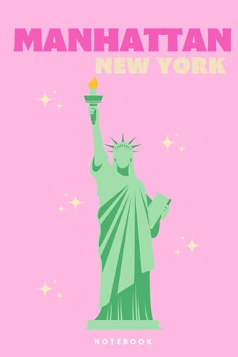 Manhattan New York NOTEBOOK: coffee table style notebook with 192 lined ...