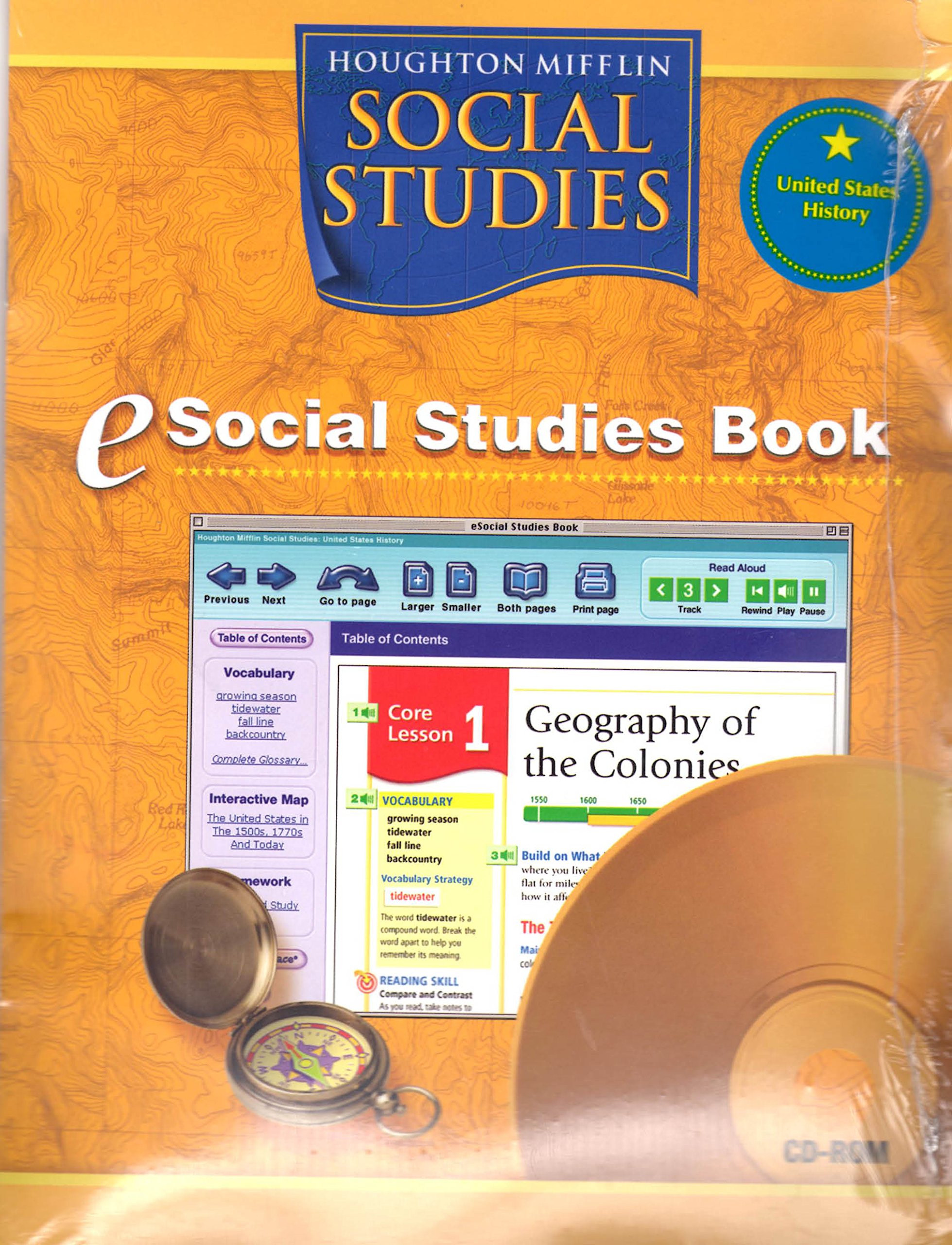 Houghton Mifflin Social Studies: E Book CD ROM Level 5 Us History Us History 2005 by Houghton ...