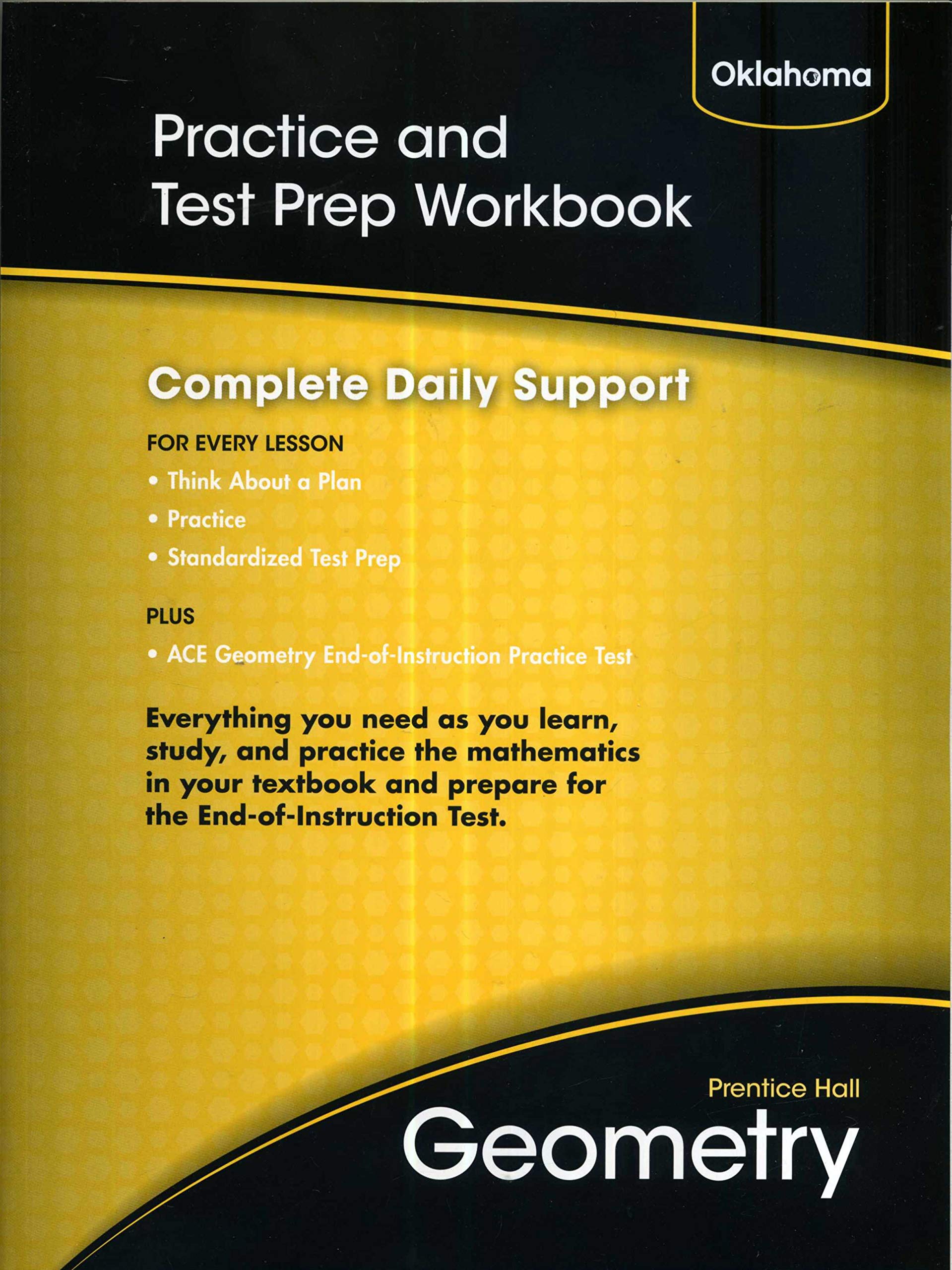 Prentice Hall Geometry Oklahoma Practice and Test Prep Workbook by ...