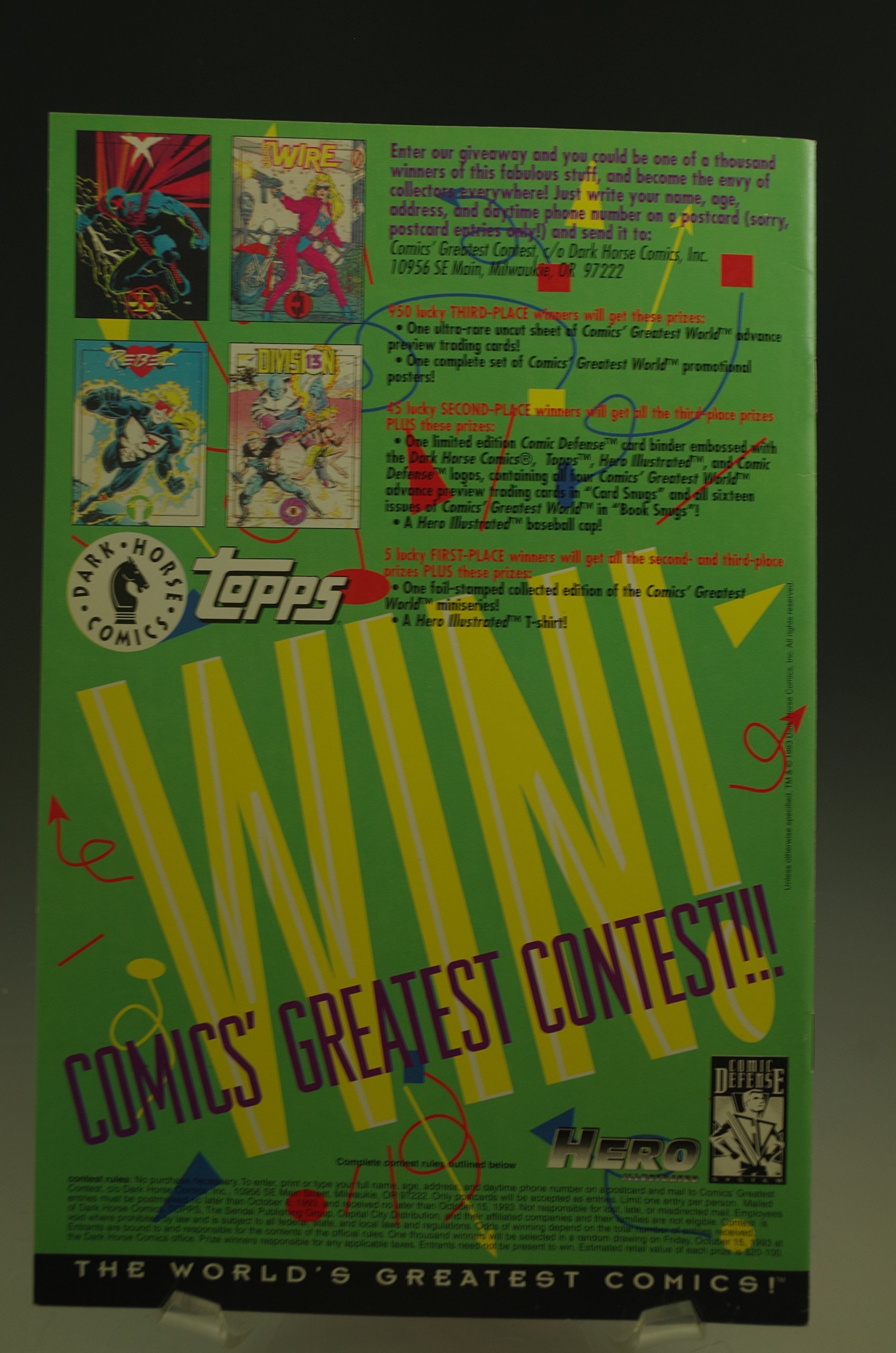 Comics' Greatest World: Monster Week 4 July 1993 by Mike Richardson ...