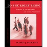 Do the Right Thing by Beckwith, Francis J.. (Cengage Learning,2001 ...