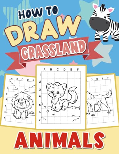 How to Draw Grassland Animals: Simple Mammals Pages to Drawing Step by ...