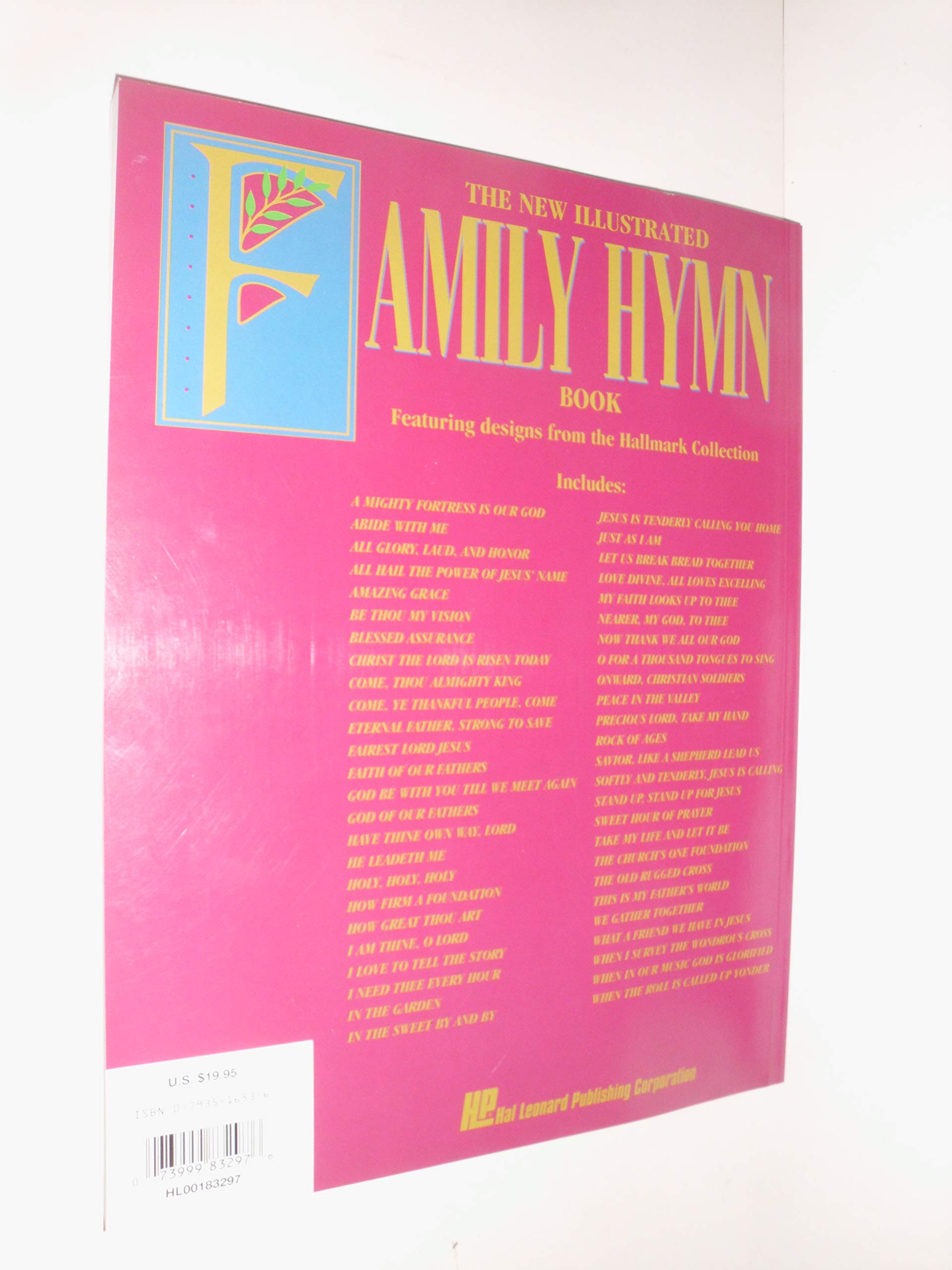 The New Illustrated Family Hymn Book: Easy Piano, Vocal, Chords ...