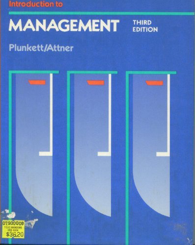 Introduction to management by Richard Warren Plunkett | Goodreads