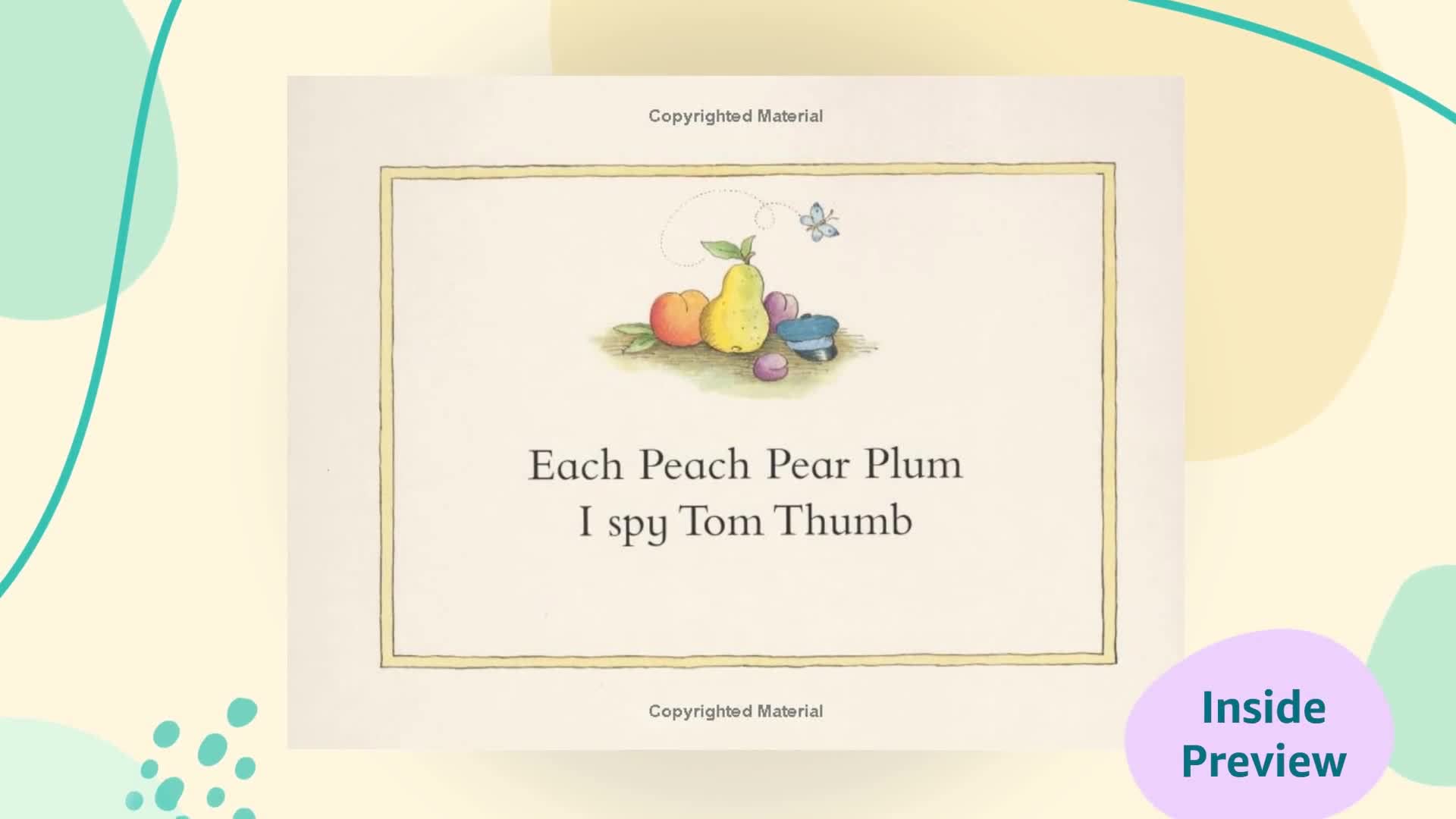 Each Peach Pear Plum by Janet; Ahlberg Ahlberg | Goodreads