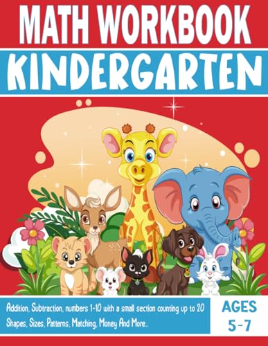 kindergarten math workbook: 145 Pages, Ages 5 to 7 | Beginner Math Book ...