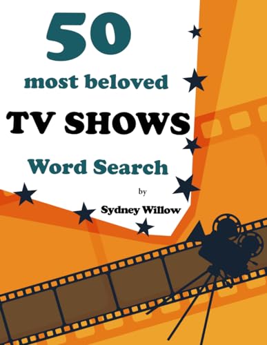 50 Most Beloved TV Shows Word Search: Large Print Television Series ...