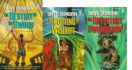 The Seventh Sword Trilogy; The Reluctant Swordsman, The Coming of ...