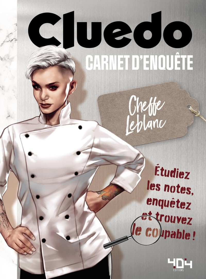 Cluedo - Le carnet d'enquete de la cheffe Leblanc by Nicolas Lozzi ...