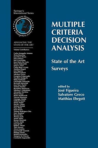 Multiple Criteria Decision Analysis: State of the Art Surveys ...