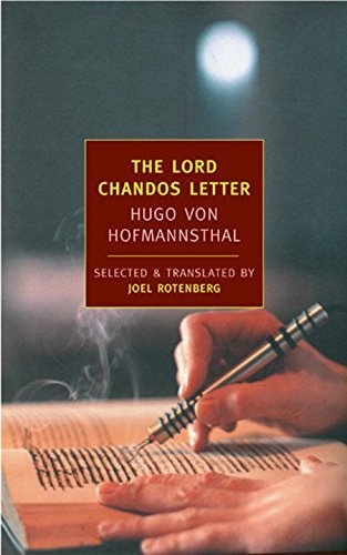 The Lord Chandos Letter by Hugo von Hofmannsthal | Goodreads
