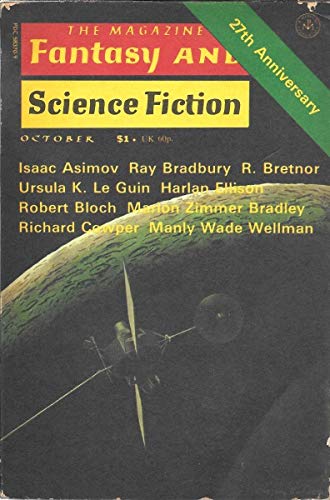 Magazine of Fantasy and Science Fiction October 1976, 27th Anniversary ...