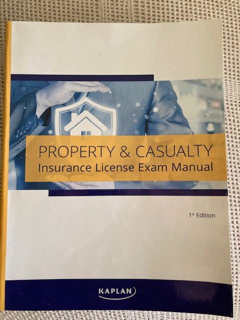 Property & Casualty Insurance License Exam Manual, 1st Edition by Staff ...