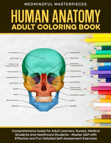 Human Anatomy Adult Coloring Book: Comprehensive Guide for Adult ...