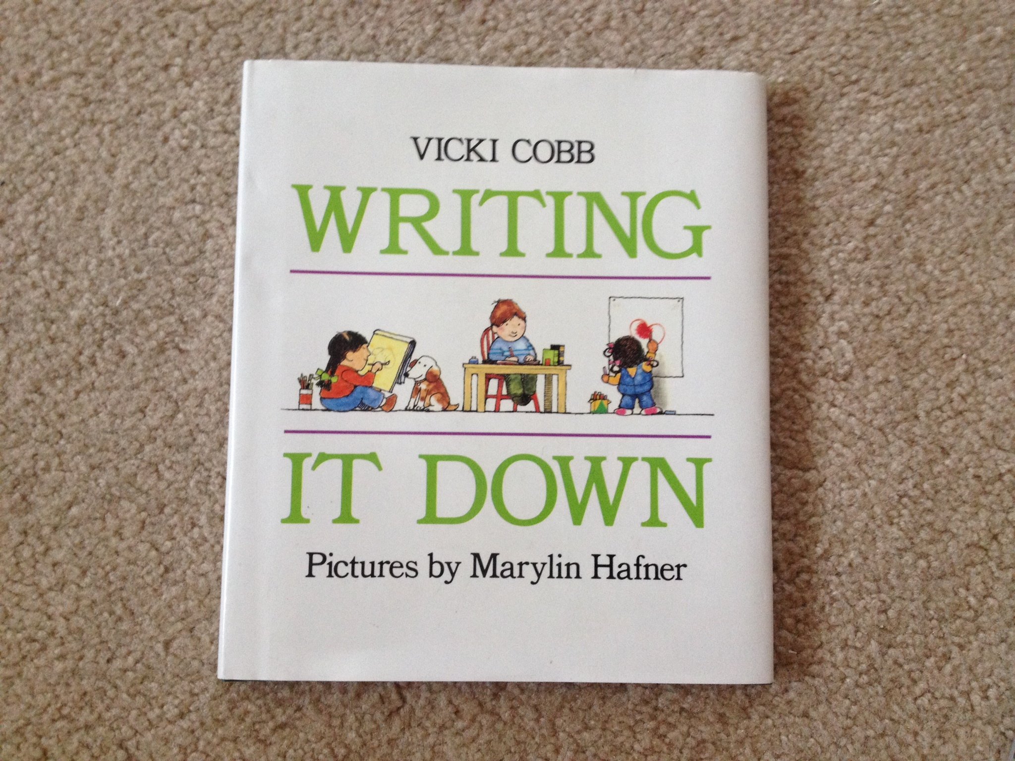 Writing It Down by Vicki Cobb | Goodreads