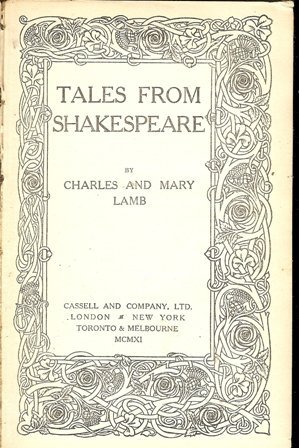 Tales From Shakespeare by Charles; Lamb Mary Lamb | Goodreads