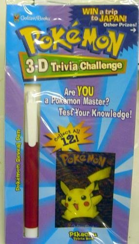 3-D Trivia Challenge Book: Pikachu by Golden Books | Goodreads