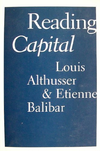 Reading Capital by Louis Althusser (1975-08-01) by Louis Althusser ...