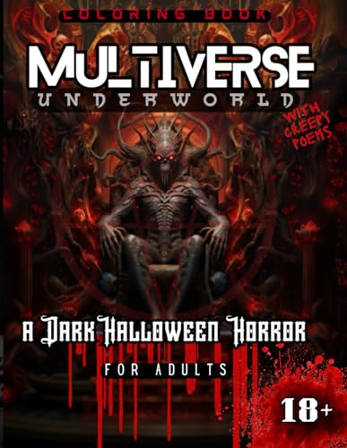 Multiverse Coloring Book, UNDERWORLD: A Dark Halloween Horror Coloring ...