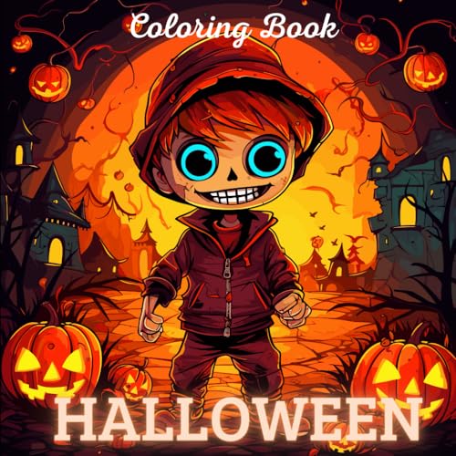 Spooky Halloween Coloring Fun for Kids!: Adorables pumpkins, ghosts ...
