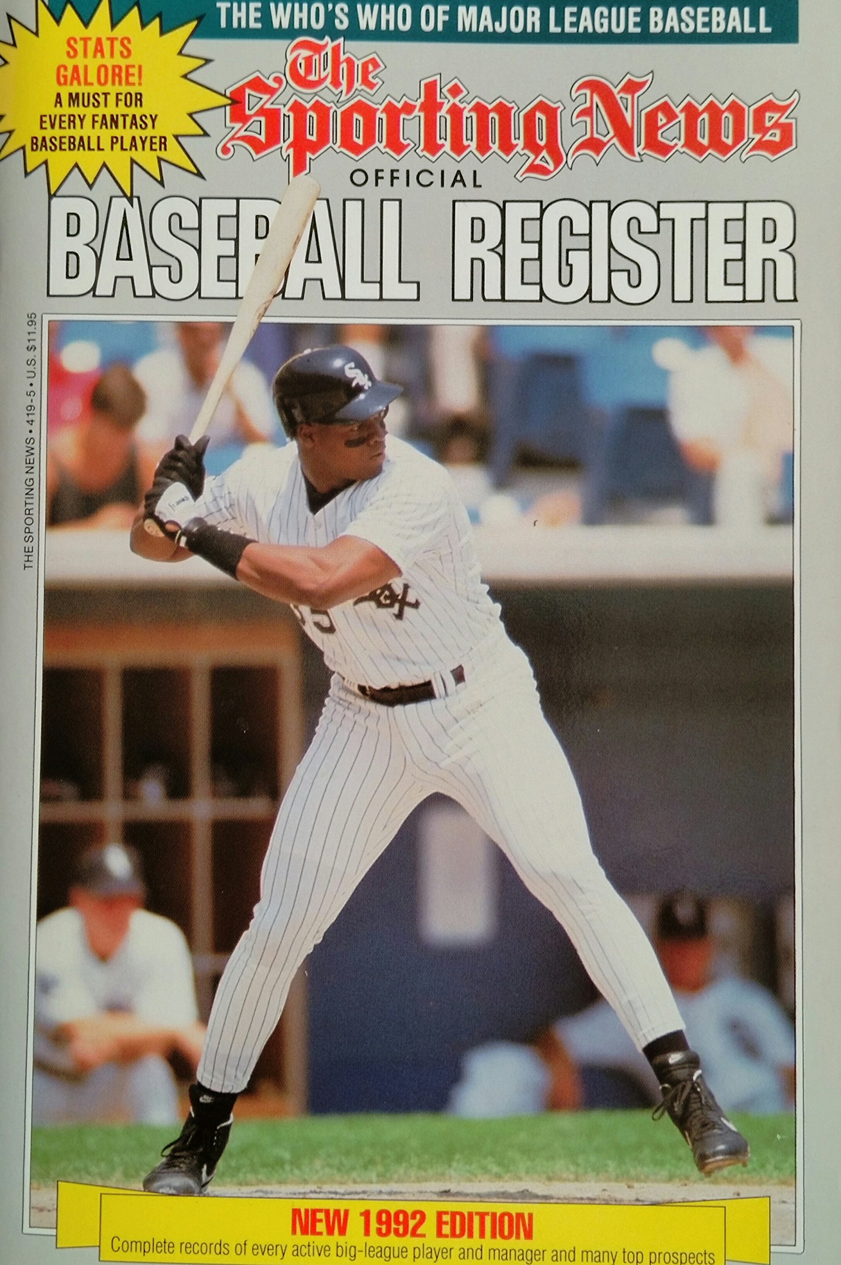 1992 Baseball Register by The Sporting News | Goodreads