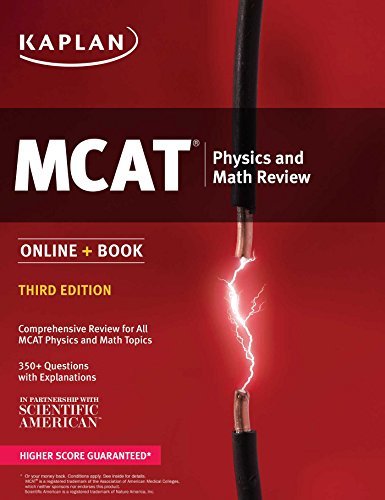 MCAT Physics and Math Review: Online + Book (Kaplan Test Prep) by ...