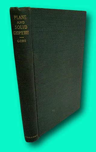 Rare James Howard Gore PLANE AND SOLID GEOMETRY with 500+ Exercises ...