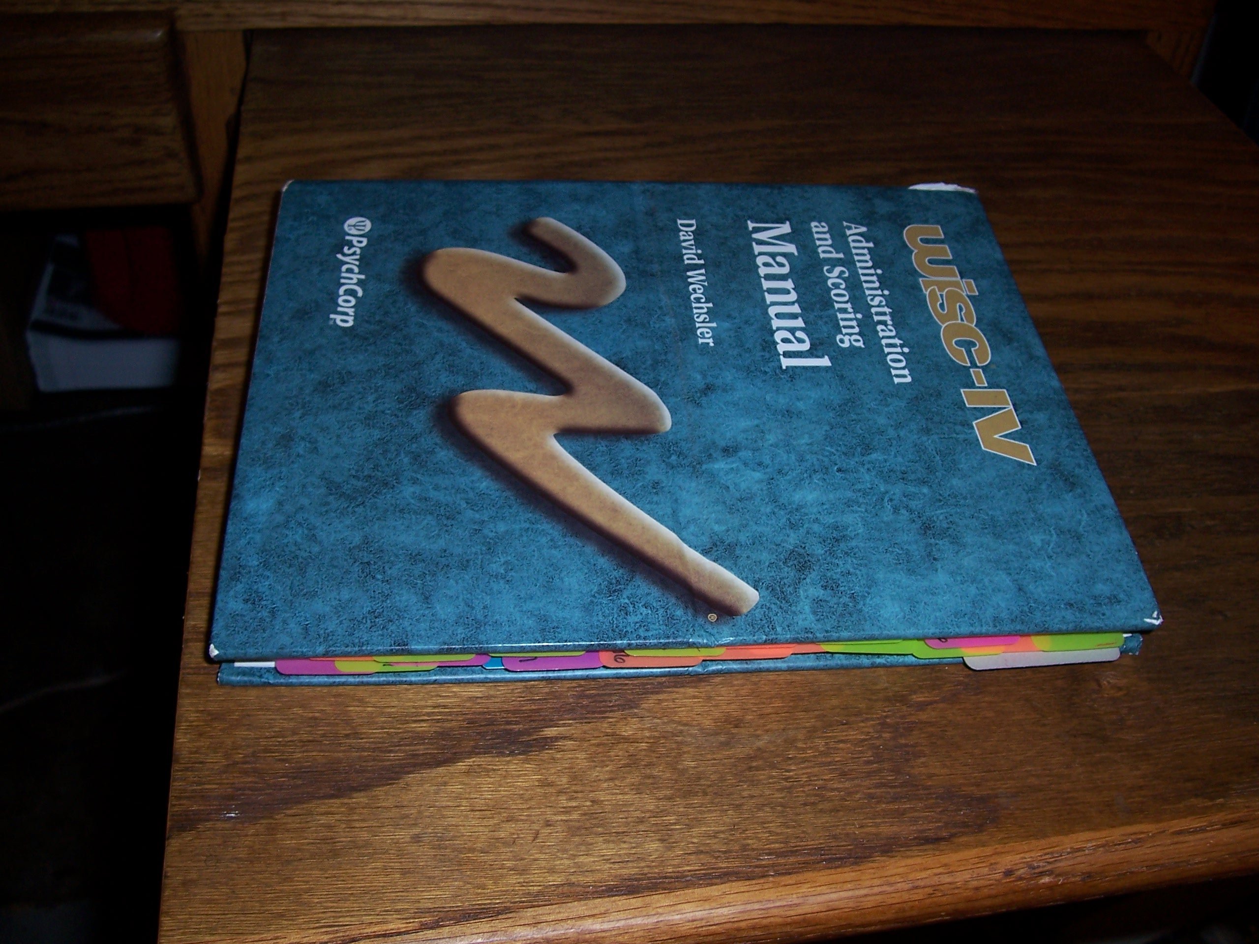 WISC-IV Administration and Scoring Manual by David Wechsler | Goodreads