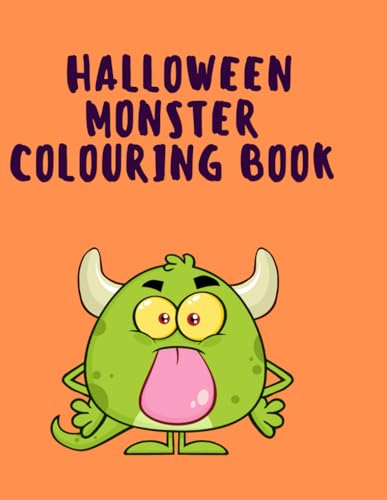 Halloween Monster Coloring Books: Creepy and Adorable Mini Monsters ...
