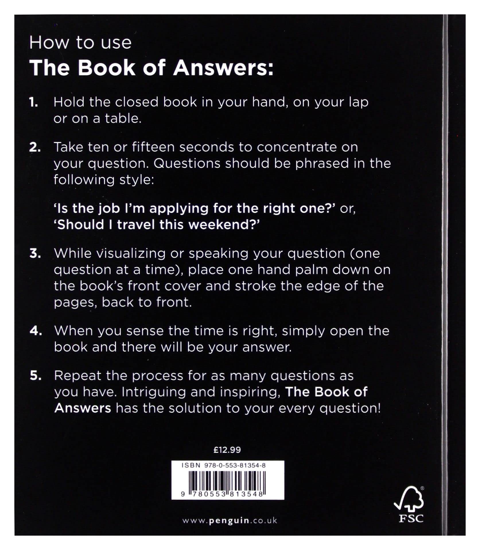 Book Of Answers, The by Carol Bolt | Goodreads