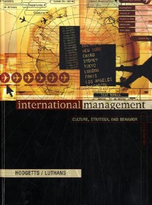 International Management :??Culture Strategy and Behavior 5th (fifth ...