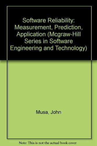 Software Reliability: Measurement, Prediction, Application (Mcgraw-Hill ...